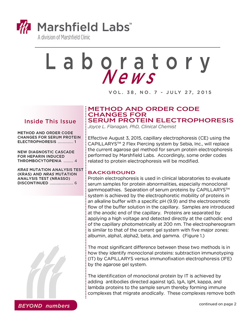 Laboratory News Cover